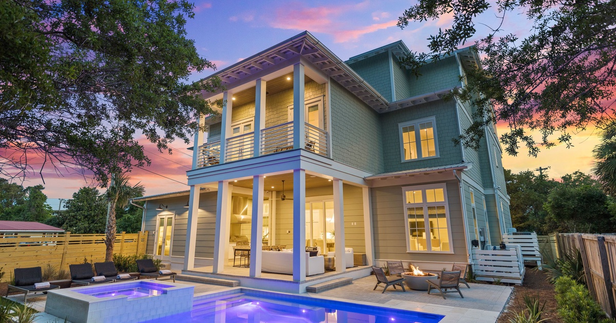 Seagrove Beach "Avalon Sunset" 240 Lakeview Drive