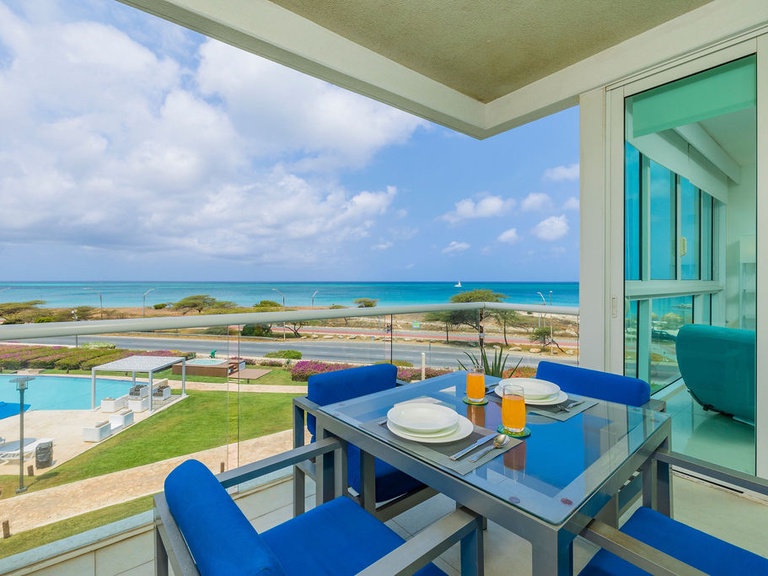1BS-Blue313 - An Oceanview One Bedroom Paradise! | Blue Aruba